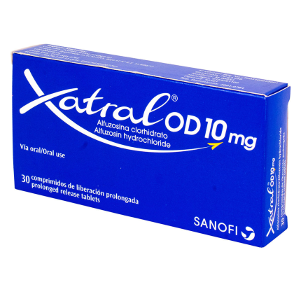 XATRAL OD Alfuzosin Hydrochloride 10mg Prolonged Release Tablet 1's ...